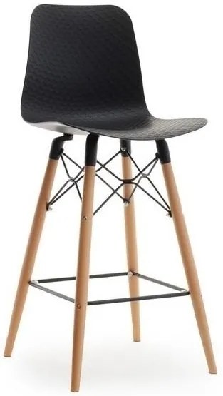 design4life Barová židle Dario černá