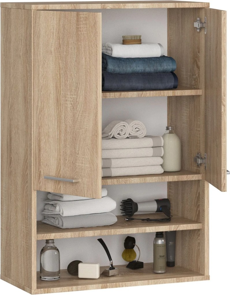 Závěsná koupelnová skříňka Fin W64 2D 64 cm - výběr z 9 provedení