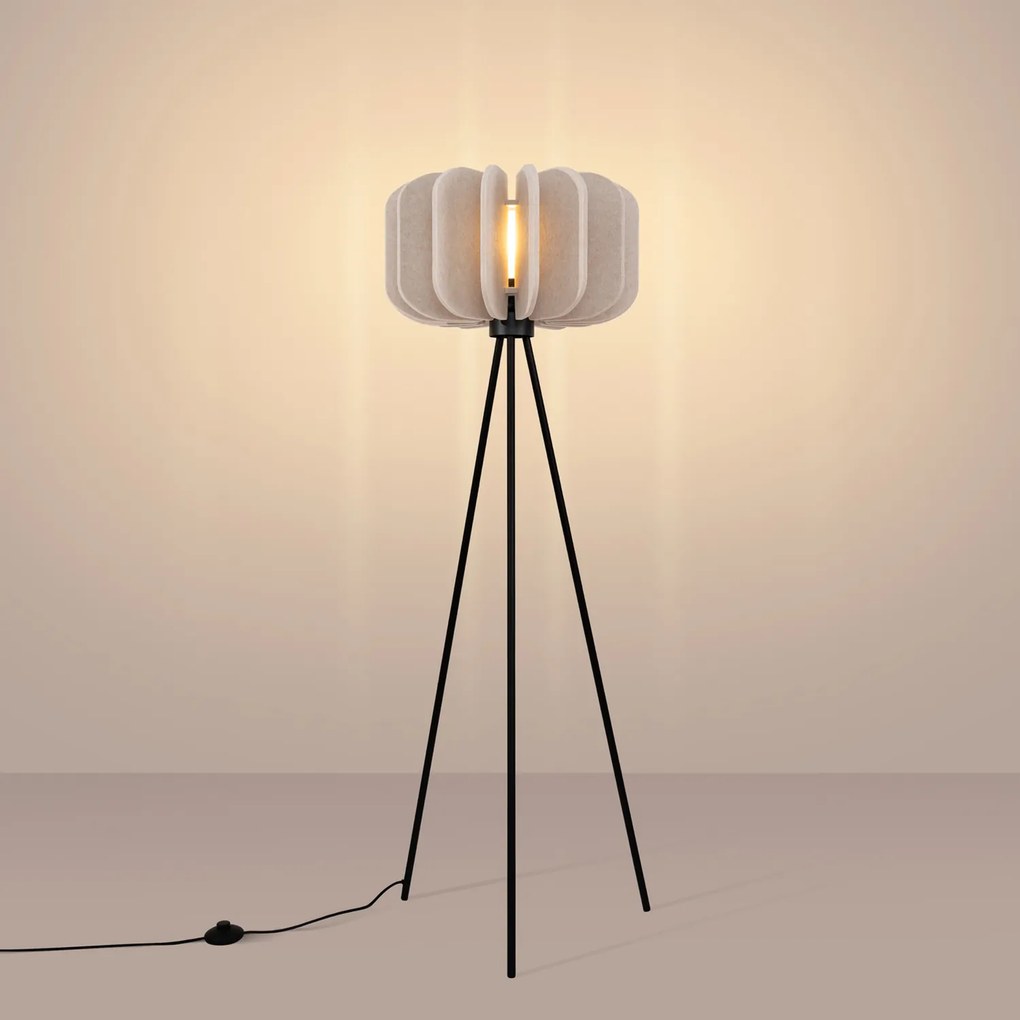 Sollux Lighting Stojací lampa MULA 45 béžová