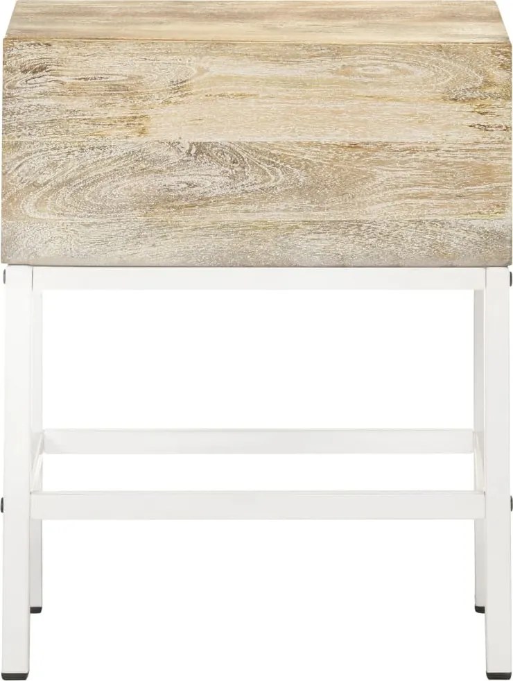 vidaXL Noční stolek 40 x 30 x 50 cm masivní mangovníkové dřevo [320920]