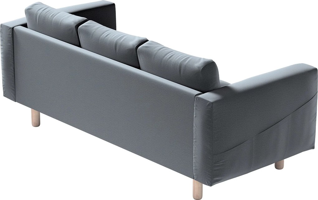 Potah na pohovku IKEA Norsborg 3-místná barva šedá látka sametová