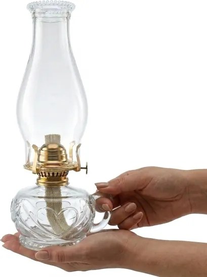 BRILAGI - Petrolejová lampa MERLIN čirá