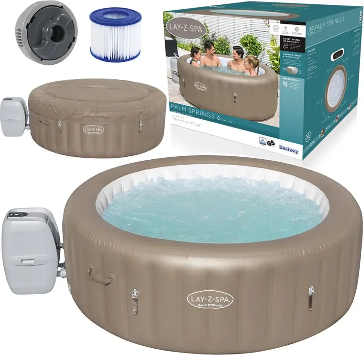 Bestway Vířivka Lay-Z-Spa Palm Springs pro 4-6 osob, 60017 J-60017 | BIANO
