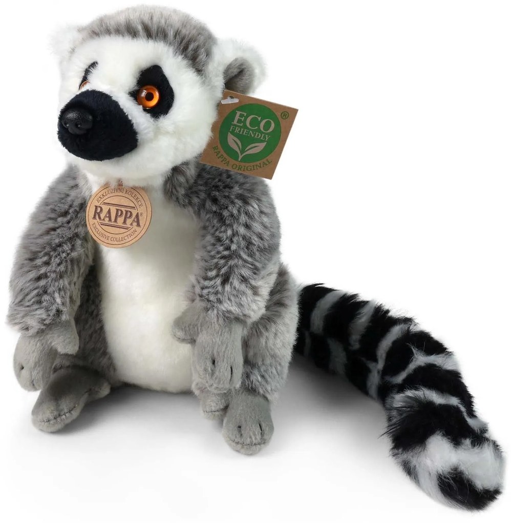 Plyšák rappa plyšový lemur 22 cm, eco-friendly