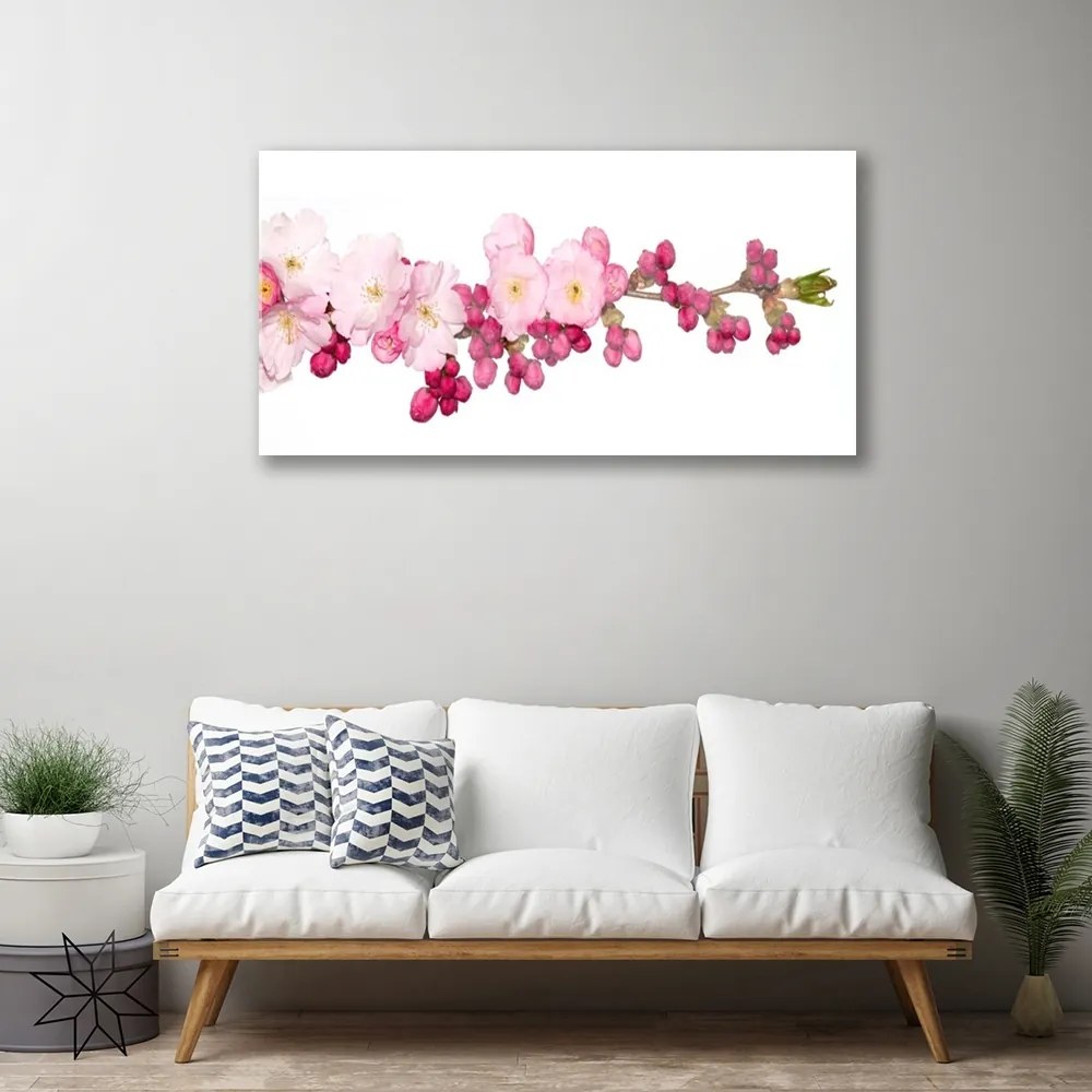 akrylový obraz Květ Větev 100x50 cm