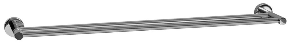 BISK Erga FOR YOU, dvouřadý držák na ručníky 60cm, chromová, ERG-01180