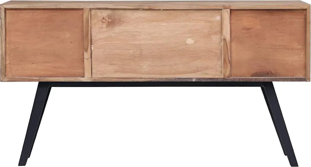 vodaXL Odkládací skříňka 110x30x75 cm masivní teak 285314