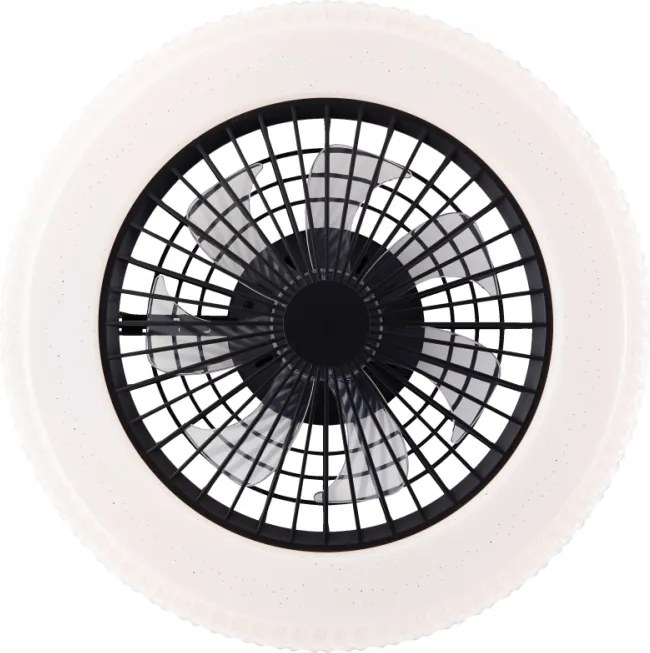 Brilliant G60040/06 Stmívatelné LED svítidlo BADRIA & reverzní VENTILÁTOR + funkce LED