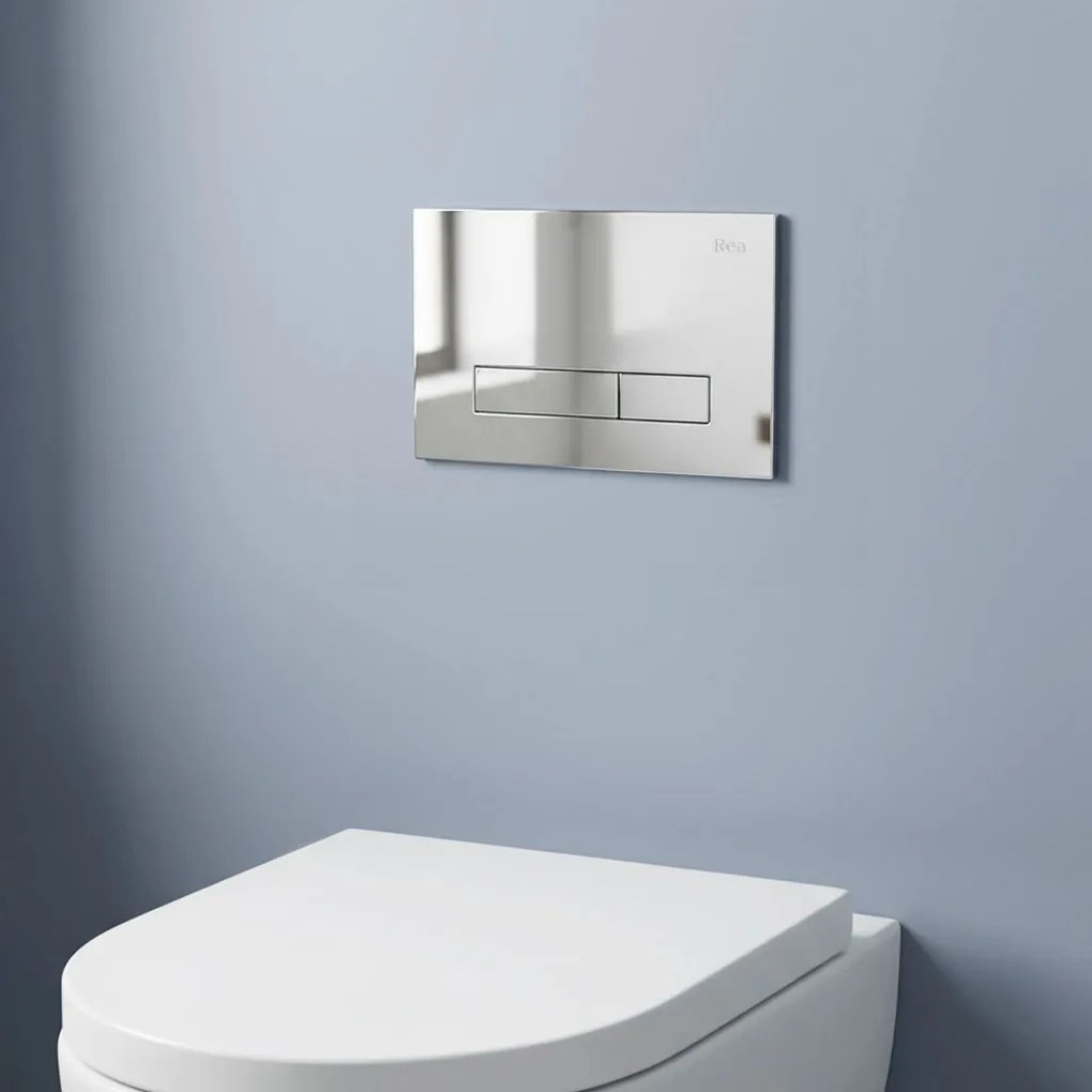 Tlačítko k WC podomítkovým systémům REA HD K011A-Q, chrom