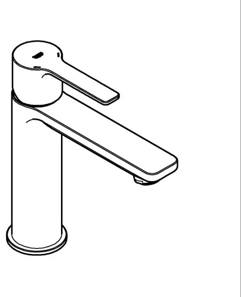 GROHE 23106DC1 - Umyvadlová baterie LINEARE DN 15 nerez