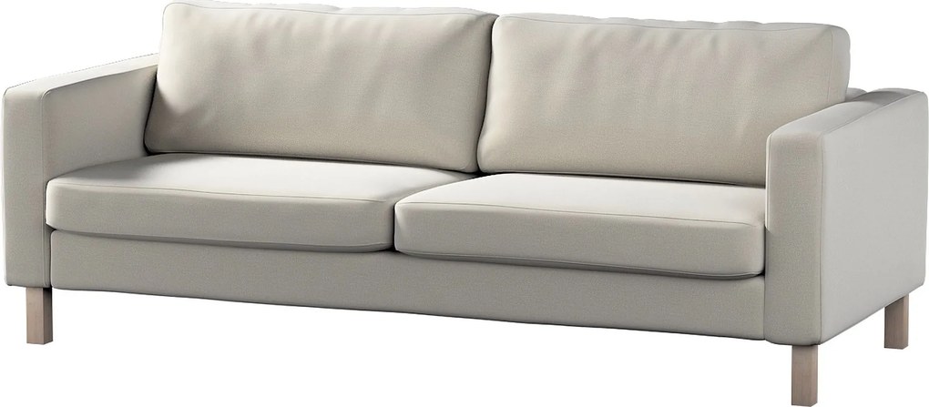 Potah na pohovku IKEA Karlstad, 3-místná, rozkládací barva šedá látka sametová