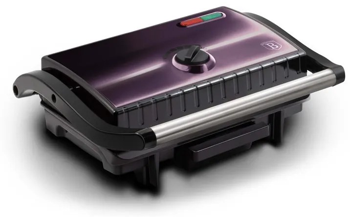 BERLINGERHAUS Elektrický kontaktní gril s nepřilnavým povrchem Purple Metallic Line BH-9271