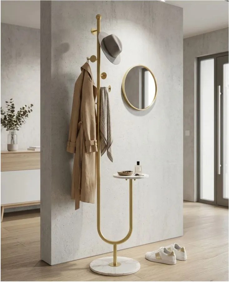 Kovový věšák ve zlaté barvě 40x176 cm – Mauro Ferretti