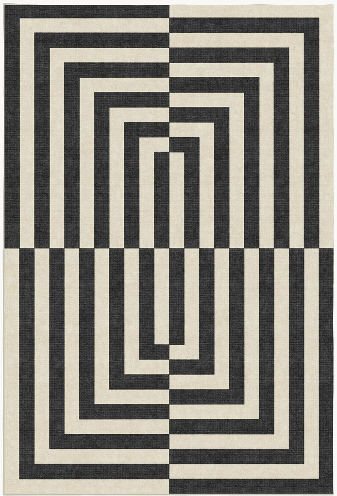 Pratelný koberec's nízkým vlasem Op Art by Jonathan Adler
