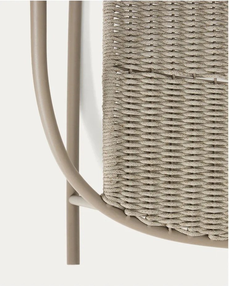 Taupe zahradní křeslo Atrani – Kave Home
