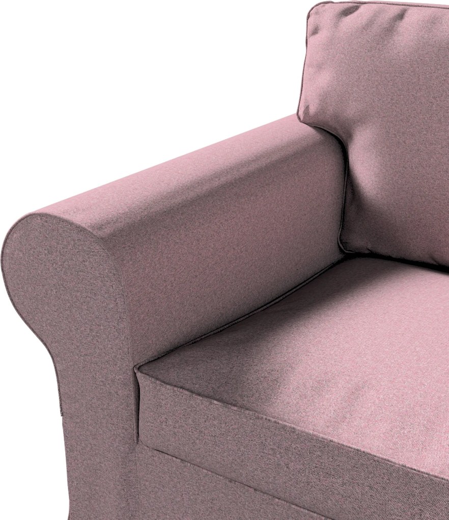 Potah na křeslo IKEA Ektorp barva růžová látka pletený vzor