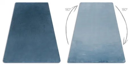 Kusový koberec pratelný POSH Shaggy, plyšový, tlustý, protiskluzový, modrý velikost 160x220 cm | krásné koberce cz