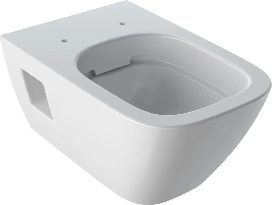 Geberit Závěsné WC Selnova Square, 33 × 35 × 54 cm, bez splachovacího kruhu