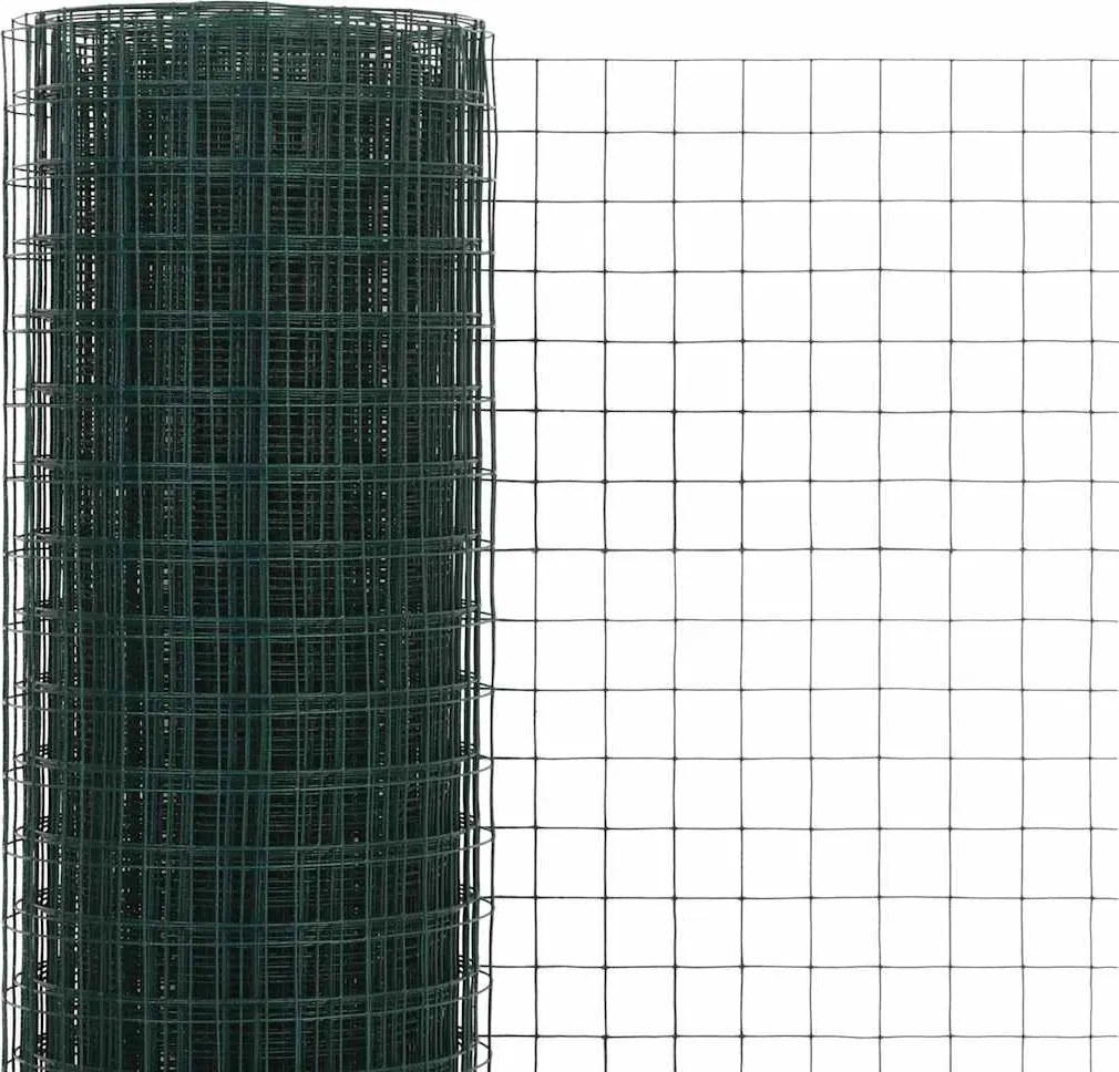 Pletivo ke kurníku ocel PVC vrstva 10 x 0,5 m zelené 143625