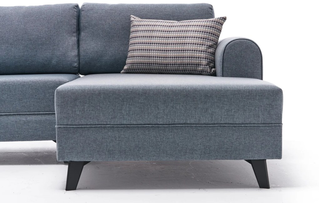 Atelier del Sofa Rohová sedací souprava Belen - Blue, Modrá