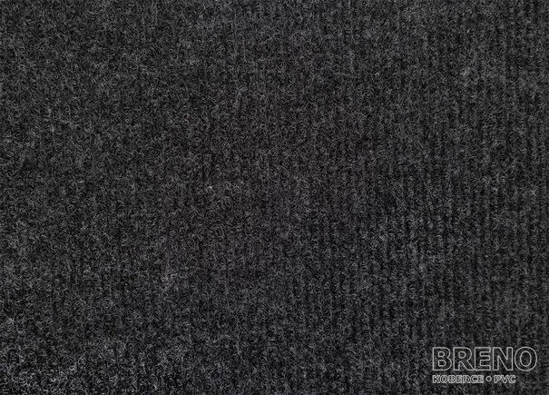 Breno Metrážový koberec SUN 78 černý, šíře 200 cm, Černá