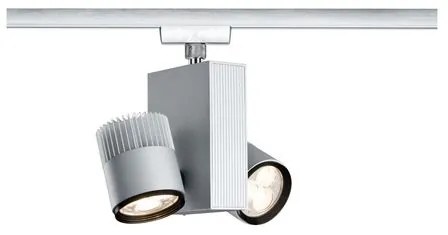 P 95084 VÝPRODEJ VZORKU - VariLine LED spotové svítidlo Duett 2x9W 230V matný hliník / chrom 950.84 - PAULMANN