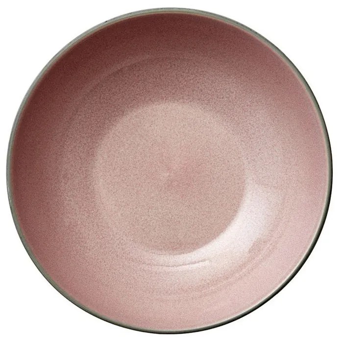 Růžová/šedá miska z kameniny 1 l Gastro Grey/Light Pink – Bitz