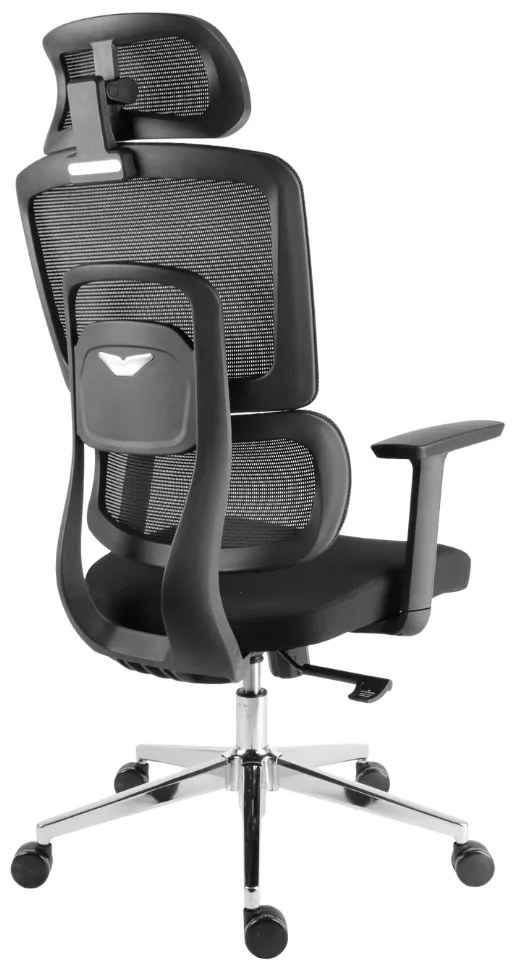 Kancelářská ergonomická židle Neoseat GARY — černá, nosnost 150 kg