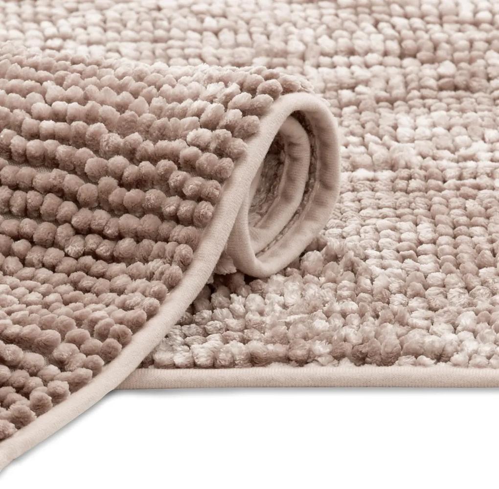 AmeliaHome Koupelnový koberec Bati pudrově růžový, velikost 50x70