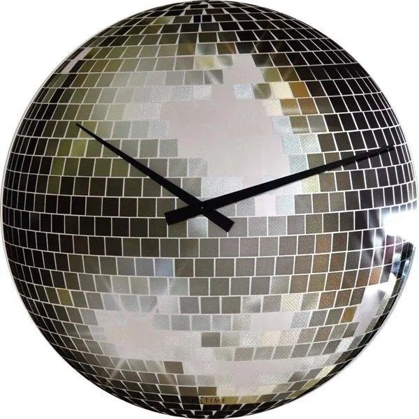 Designové nástěnné hodiny 8124 Nextime Disco 43cm