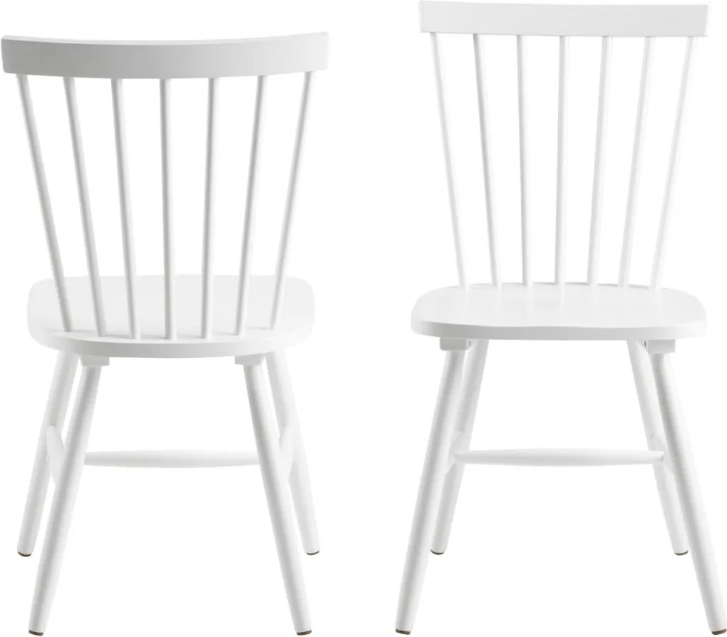 ACTONA Set 2 dřevěných židlí RIANO bílá 0000095790