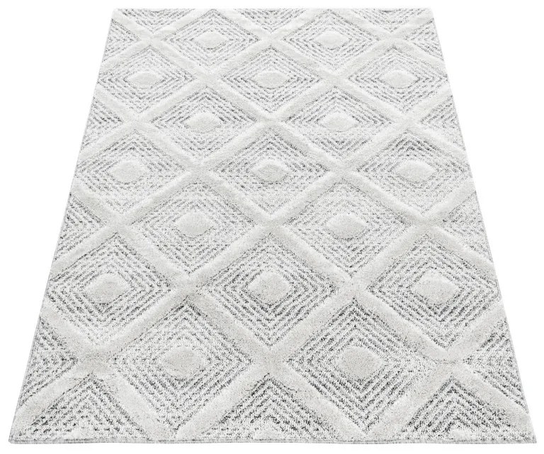 Ayyildiz, Kusový koberec Pisa 4707 Grey, 80x150, šedá, ložnice