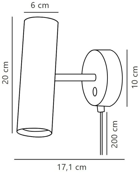 DFTP by Nordlux - Nástěnné bodové svítidlo MIB 1xGU10/8W/230V bílá