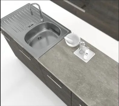 Pracovní deska DINO beton DOPRODEJ 40cm