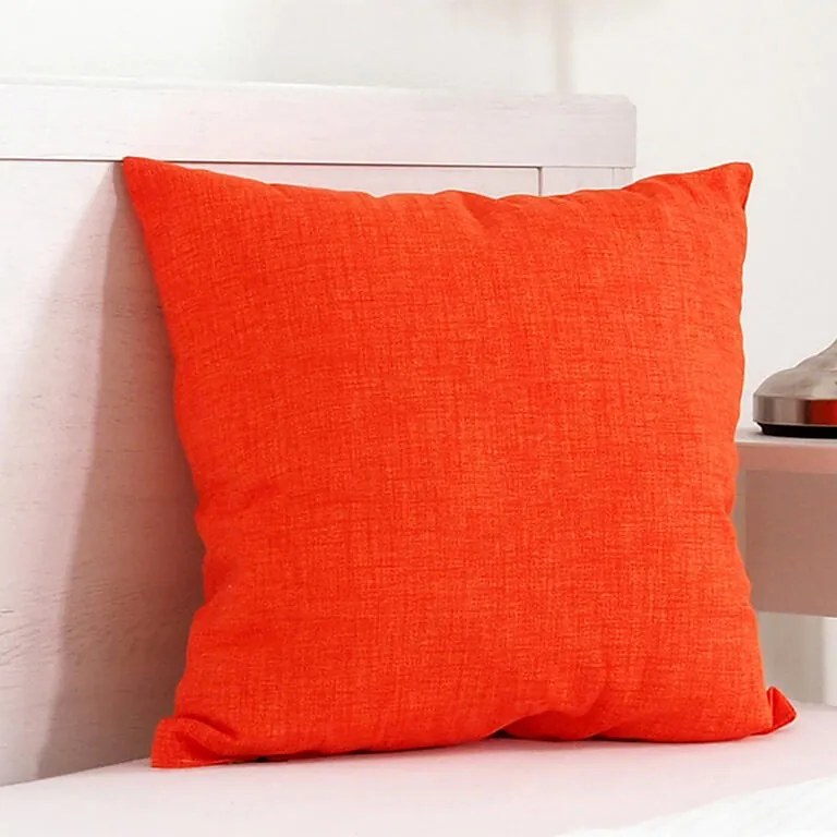 Dekorační polštářek BESSY 45 x 45 cm oranžová sada 2 ks