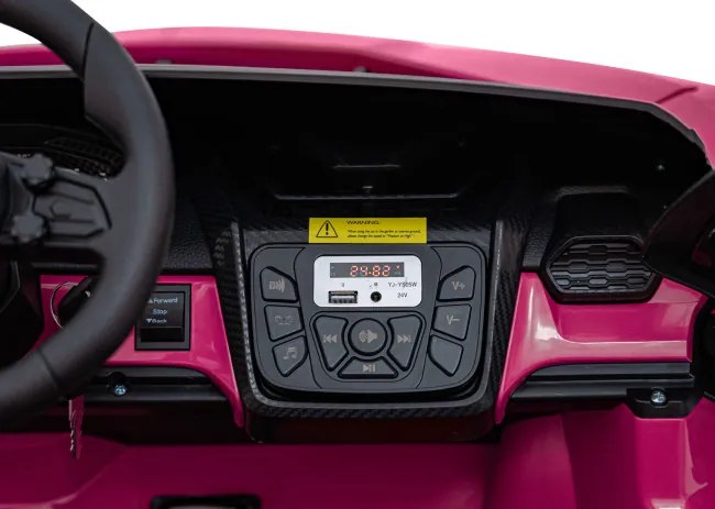 Elektrické autíčko Lamborghini Revuelto XL STRONG růžové