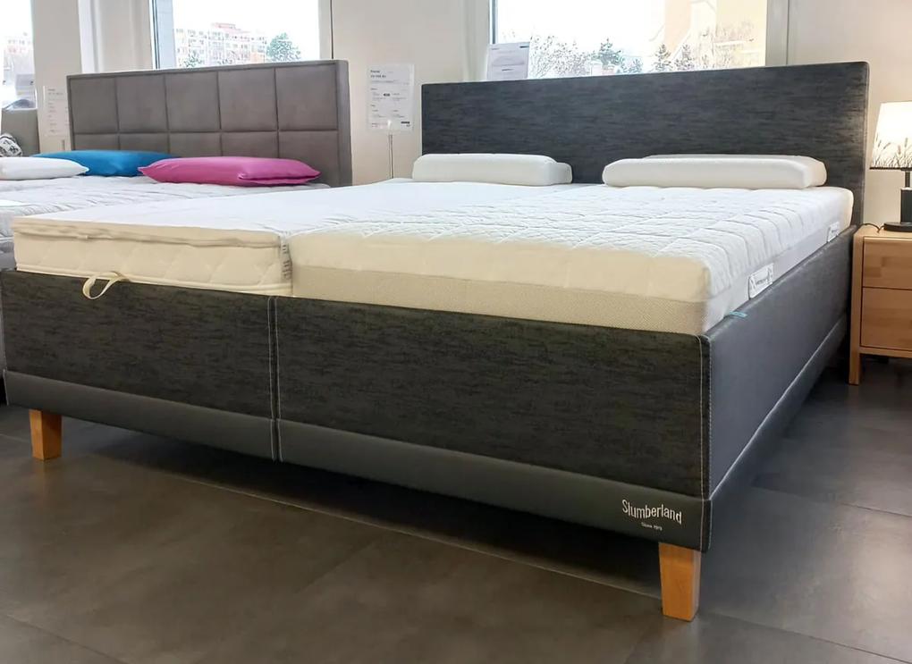 Sleep Centrum Slumberland Bristol postel 180 x 200 cm, Furia 410 + Soft 20 - výprodej z expozice
