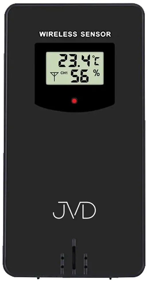 JVD RB3539 - Budík s meteostanicí, projekcí času a možností stálého osvětlení displeje