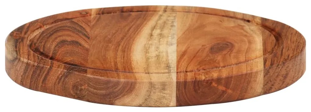 Prkénko na krájení Ø 25 x 2,5 cm masivní akáciové dřevo - Default Title