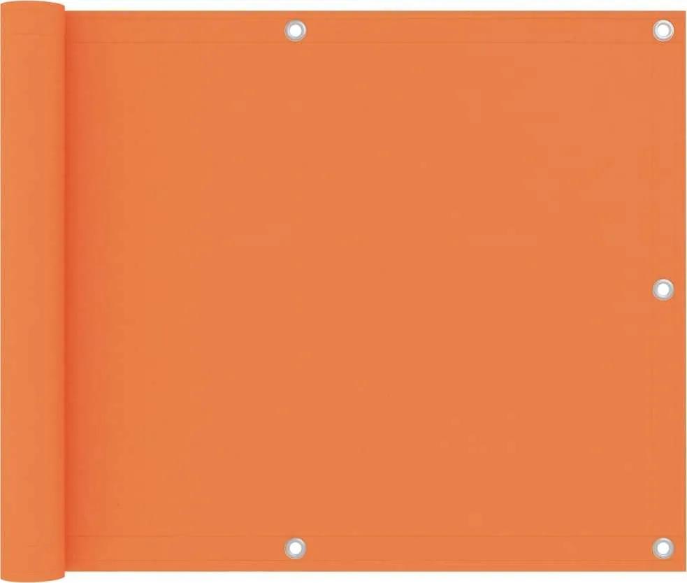 vidaXL Balkónová zástěna 75 x 600 cm oxfordská látka [42337] Barva: Cihlová