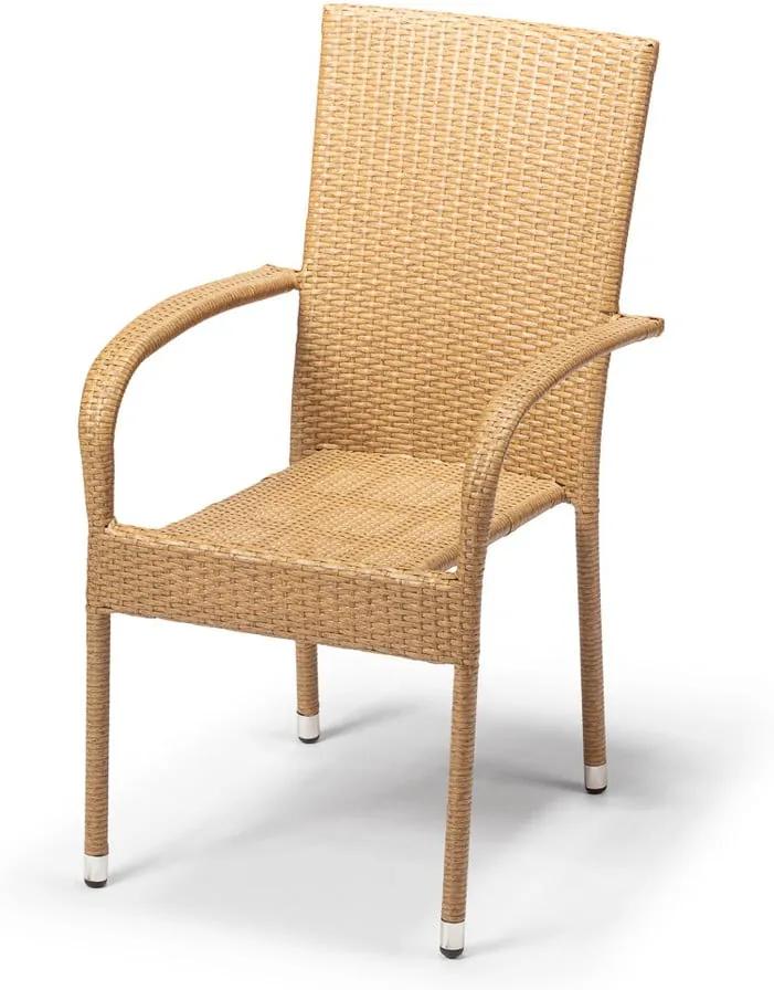 BonamiZahradní židle Timpana Frenchie v cappuccino hnědé barvě, výška 95 cm
