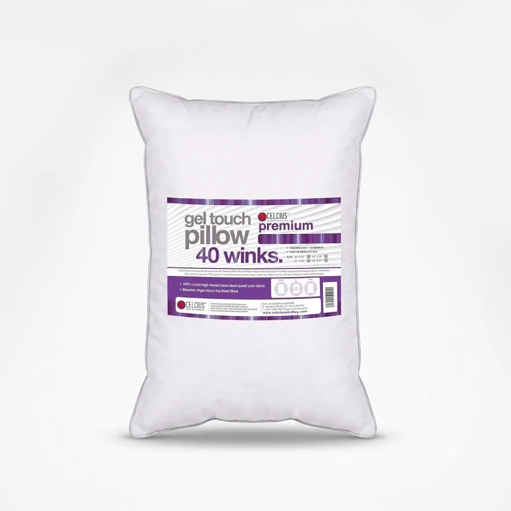 Celcius Gel Touch Soft – prémiový mikrogelový polštář na spaní 50 x 65 cm