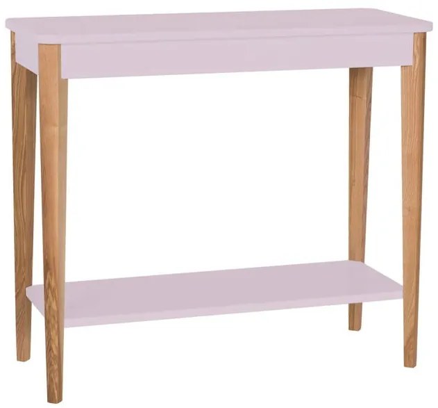 Světle růžový konzolový stolek Ragaba Ashme, šířka 85 cm