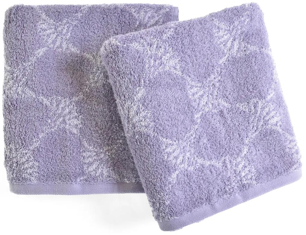 Praktik mikrofroté ručník SEBI, fialový, 50x100cm