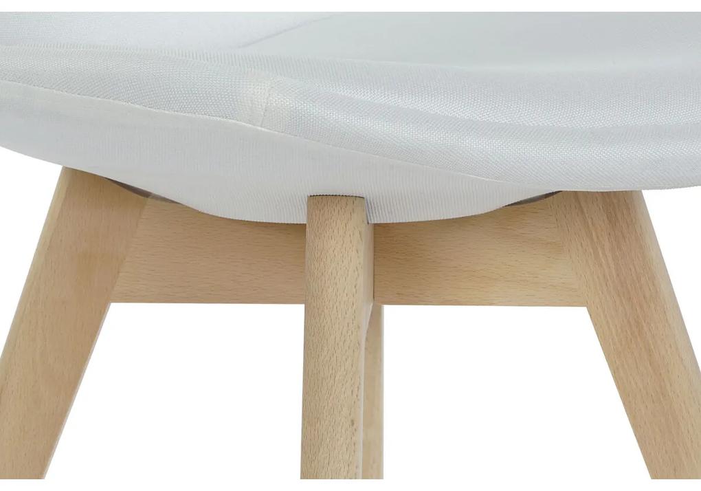 DKD Home Decor Bílá moderní židle 48 x 56 x 83 cm