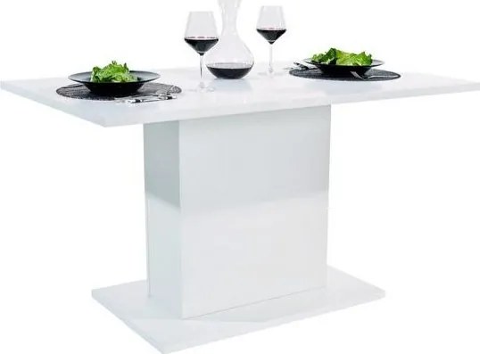 Casarredo - Komfort nábytek Jídelní stůl ANITA 1, bílá lesk