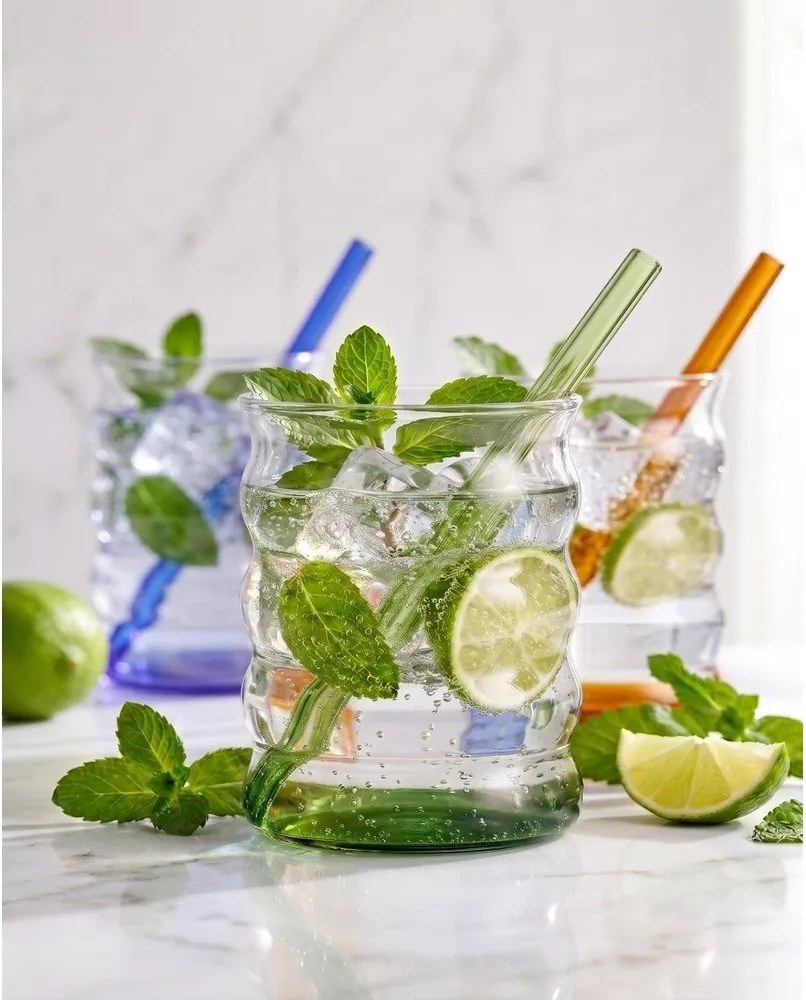Sklenice v sadě z borosilikátového skla 6 ks 350 ml Volo – Vialli Design