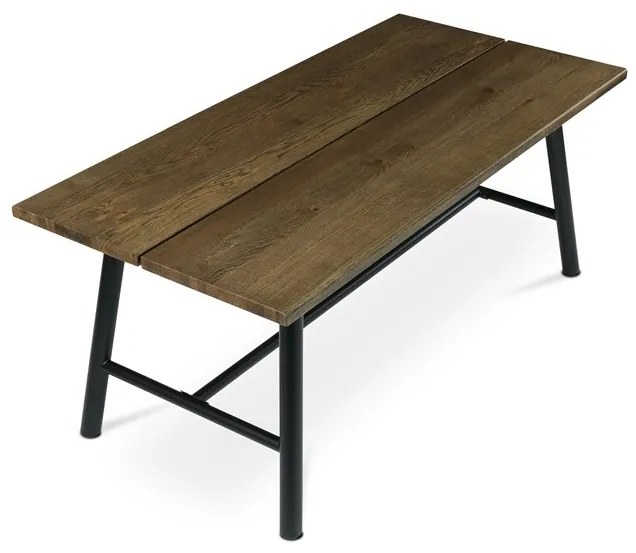 Autronic Jídelní stůl TABLON (180x90 cm / 220x90 cm) — masiv, hnědá 220 x 90 cm