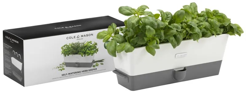 Cole&Mason Samozavlažovací květináč pro uchování bylinek - trojitý
