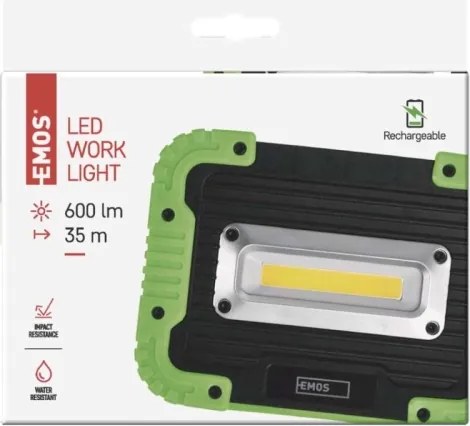 Pracovní nabíjecí LED svítidlo EMOS P4534 5W 600lm Li-Ion 3000mAh